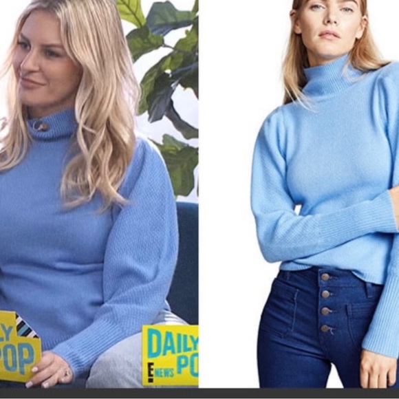 Diane Von Furstenberg | Sweaters | Blue Dvf Cashmere Sweater Aso Morgan ...